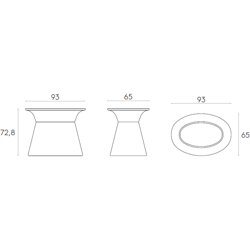 Mesa Essens elíptica Inclass